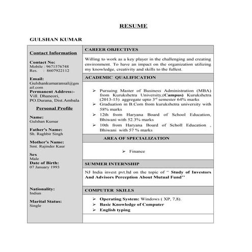 gulshan resume_27-Mar-15_00-20-14 | DOC | Education