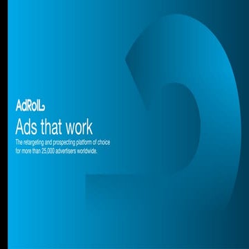 AdRoll Sales Deck 2016_US-1 | PDF