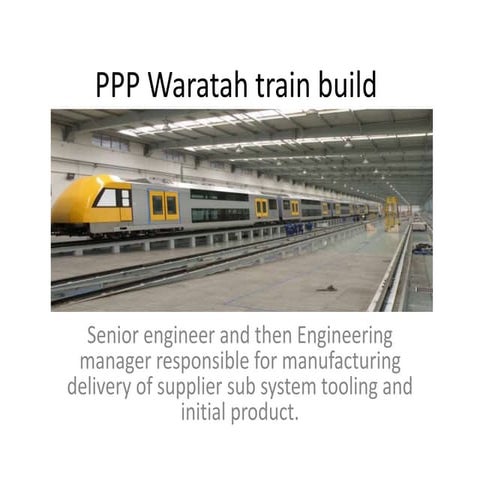 PPP Waratah train build | PPTX
