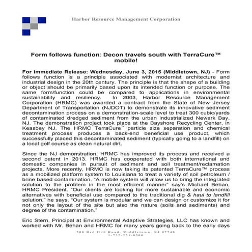 Clean Harbors HRMC Team | PDF