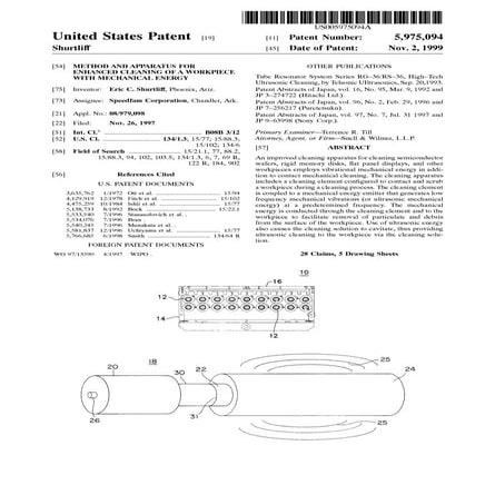 US Patent 5975094 | PDF