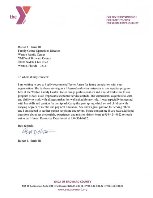 Letter of Rec Dr Rice | PDF