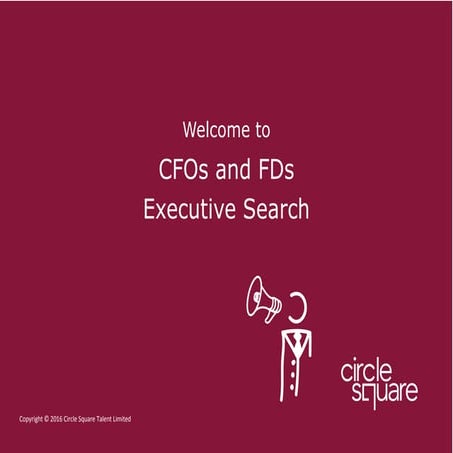 CFOs - FDs Brochure | PPT