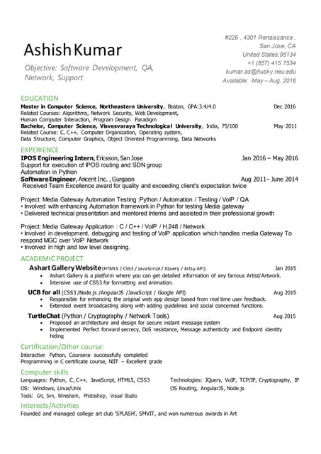 Vicky's resume | PDF