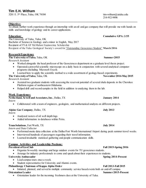 Professional Resume | PDF
