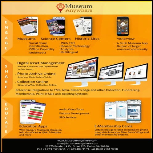 MuseumAnywhere Flyer 2016_1 | PDF | Technology & Computing