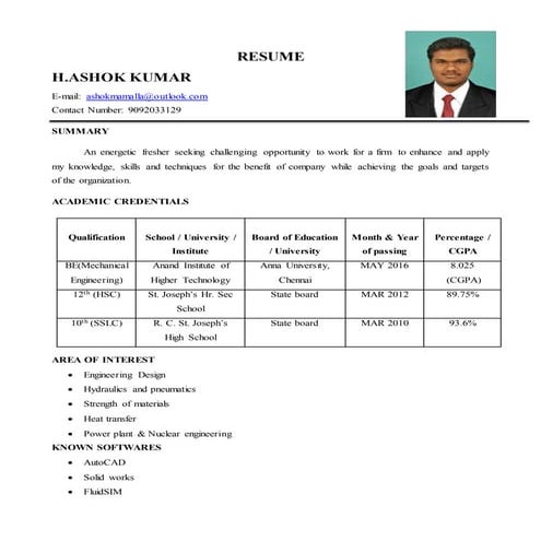 ASHOK RESUME | DOCX