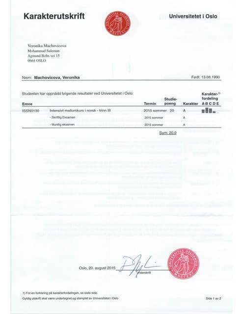 Kursbevis - Treider Fagskoler - Skiftestuearbeid | PDF