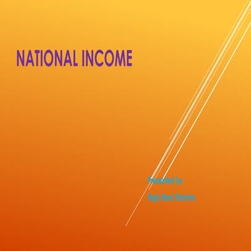 National Income | PPTX