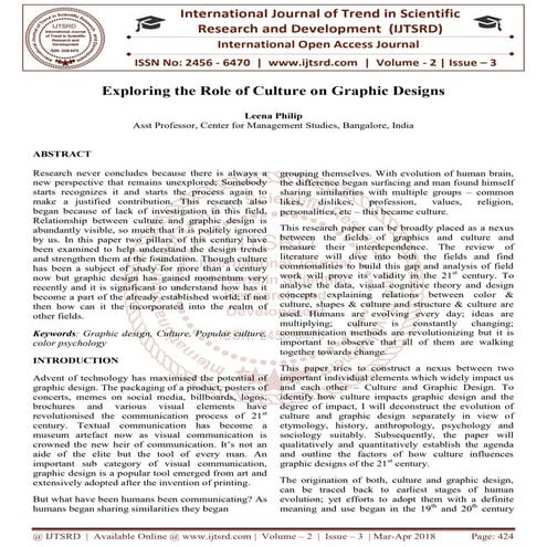 Exploring the Role of Culture on Graphic Designs | PDF | Technology ...