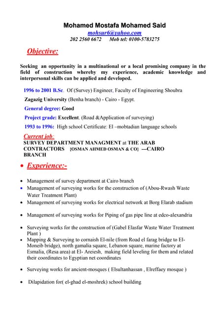 Van Dyk H - WSP PB Master CV | PDF | Africa Travel | Travel Locations