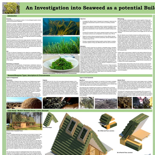 Lambourne J_Seaweed as an Insulation - Thesis Presentation | PDF