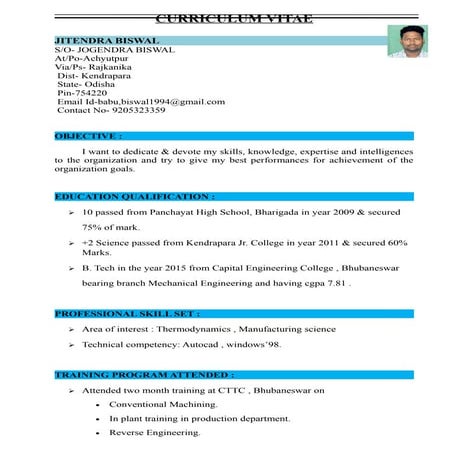 My resume | DOCX