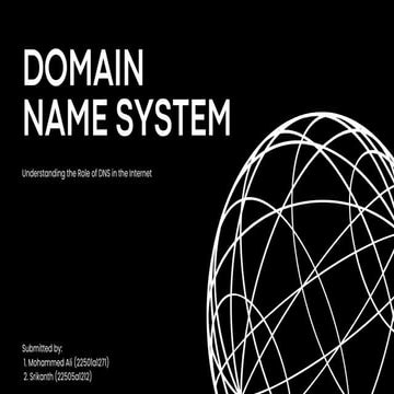 Dns Domain Name System Overview Of Domain Naming System And Namespace Pdf Web Hosting Internet