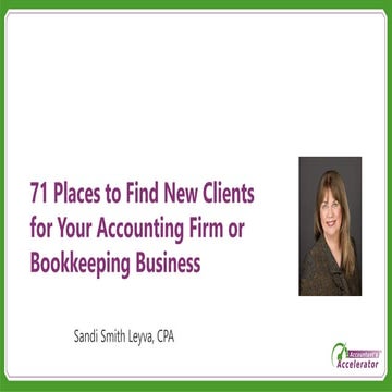 71 places to find new clients for your accounting firm or bookkeeping ...