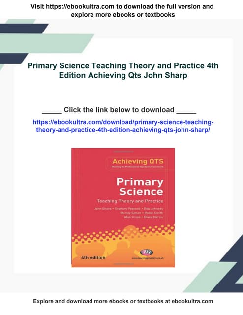 Unlocking the Wonders of Primary School Science.pdf | Primary Education | Education