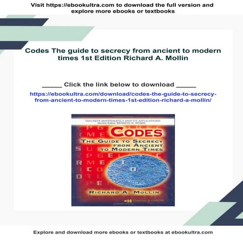 Codes The guide to secrecy from ancient to modern times 1st Edition ...