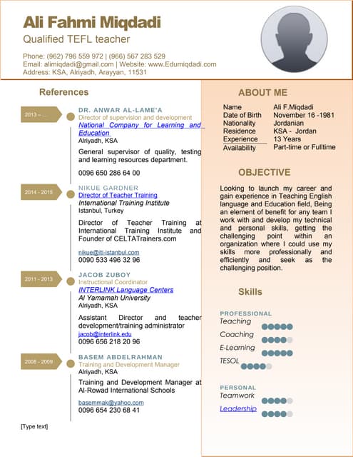 my updated cv | DOCX