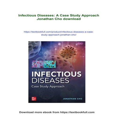 Infectious Diseases: A Case Study Approach Jonathan Cho | PDF
