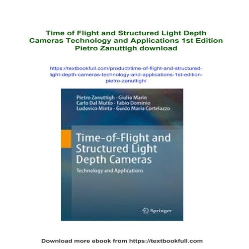 Time of Flight and Structured Light Depth Cameras Technology and ...