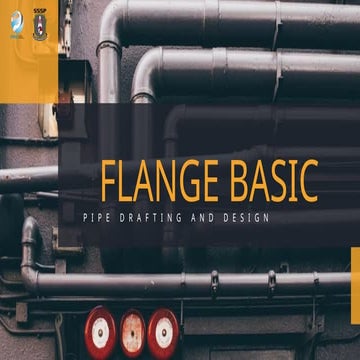 Basic Flange pipe drafting and design ppt | PPT