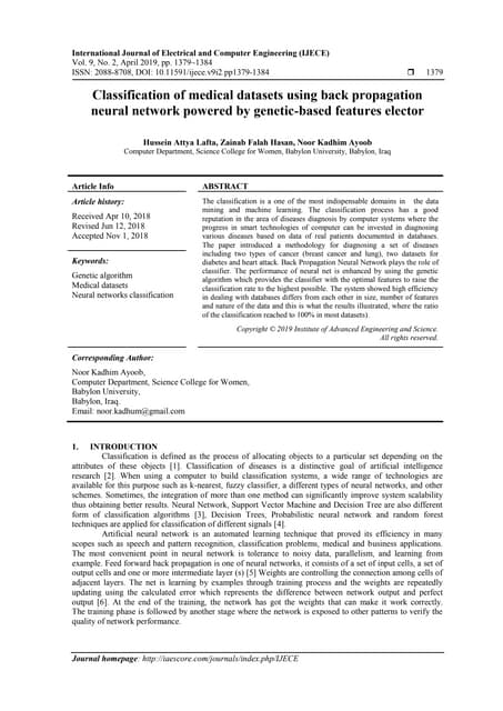 Gene Selection Based on Rough Set Applications of Rough Set on Computational Biology | PDF ...