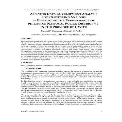 Applying Data Envelopment Analysis And Clustering Analysis In Enhancing