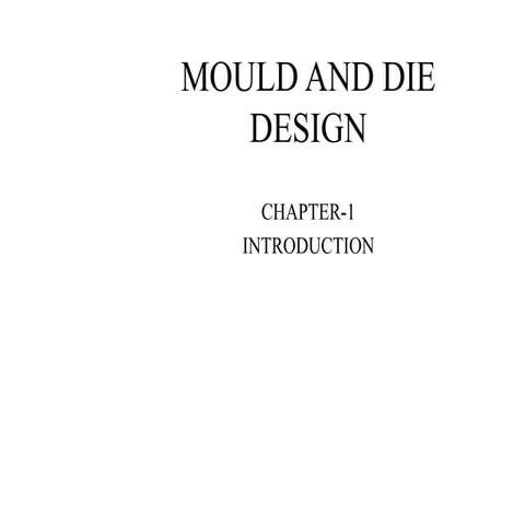 Mould-and-Die-Design for ppt please download | PDF
