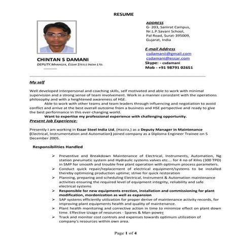 hassan new c.v a.s | DOC