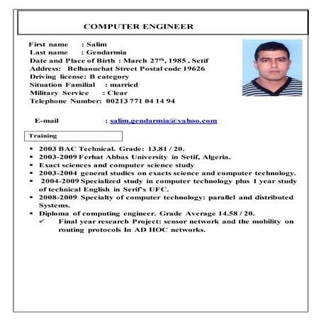 CV Salim 2015 | DOCX