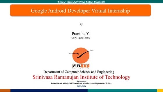 Android app development ppt | PPT