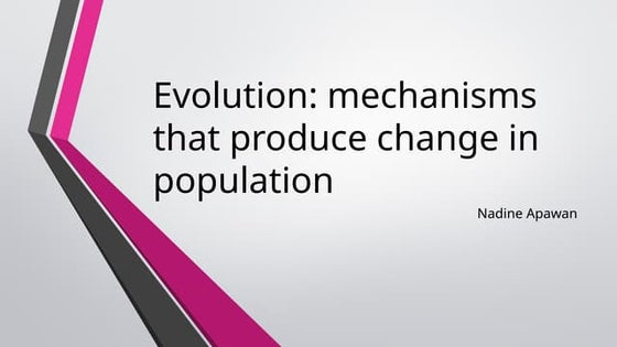 EVOLUTION AND DIVERSITY.pptx............ | PPT