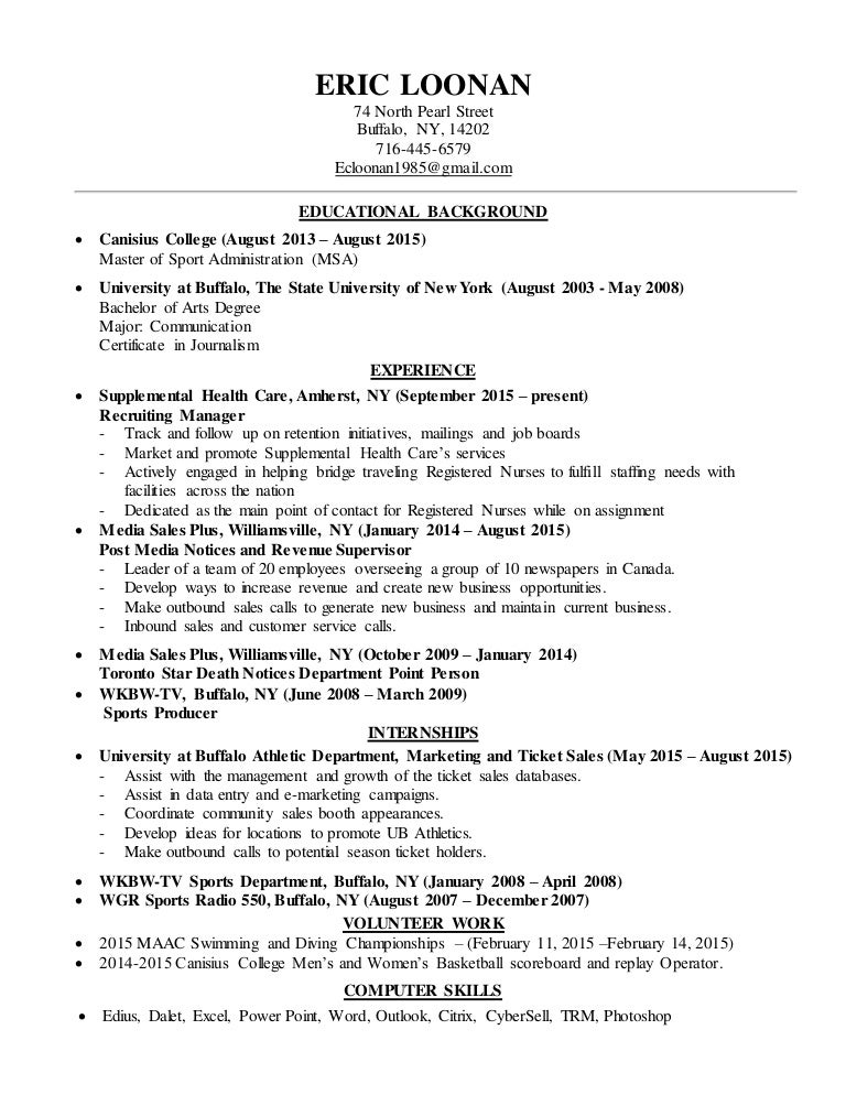 Resume June 2016
