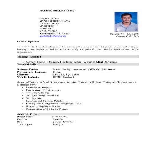 Harsha Resume | DOCX