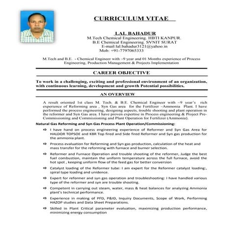 lal bahadur CVF | PDF