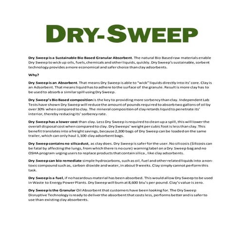 DRY SWEEP | PDF