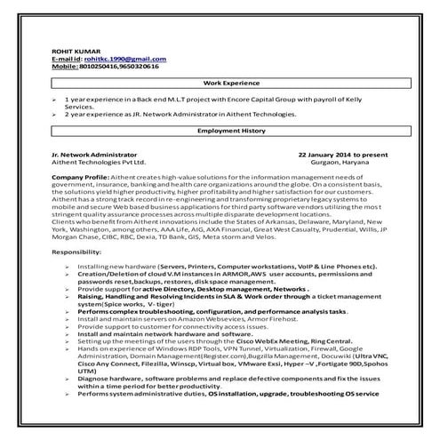 ROHIT KUMAR | DOCX | Operating Systems | Computer Software and Applications