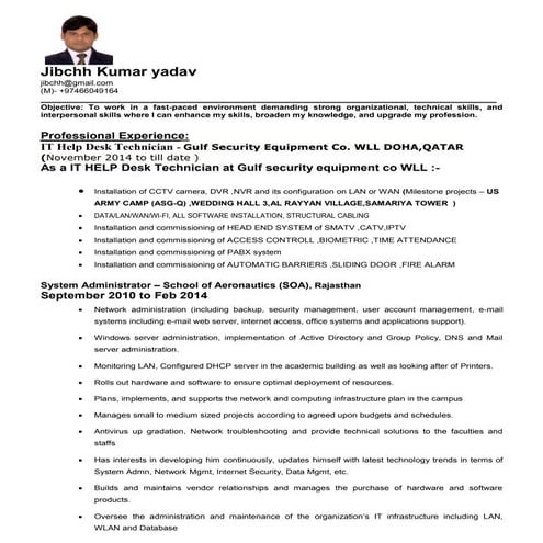 Shakeel Ahmed - (CV) | DOC