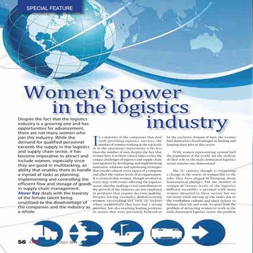 Women in Logistics | PDF