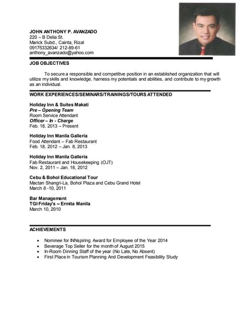 Updated resume | PDF