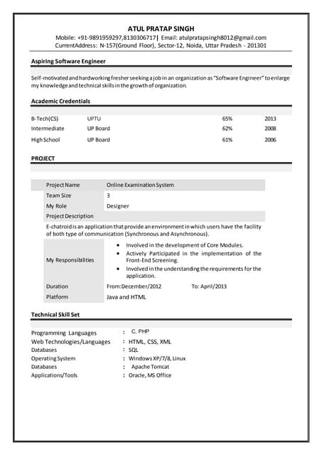 Dinesh_Resume | PDF