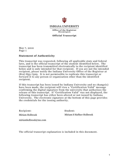 Liberty Transcripts | PDF | Professional School | Postgraduate Education