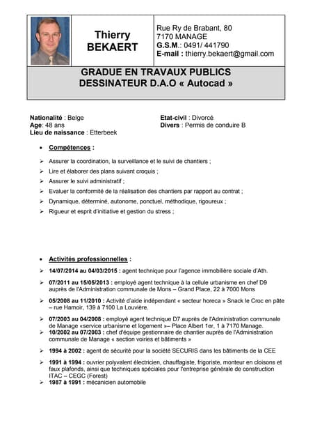 Cv europass said sabbagh 1 2016 | PDF