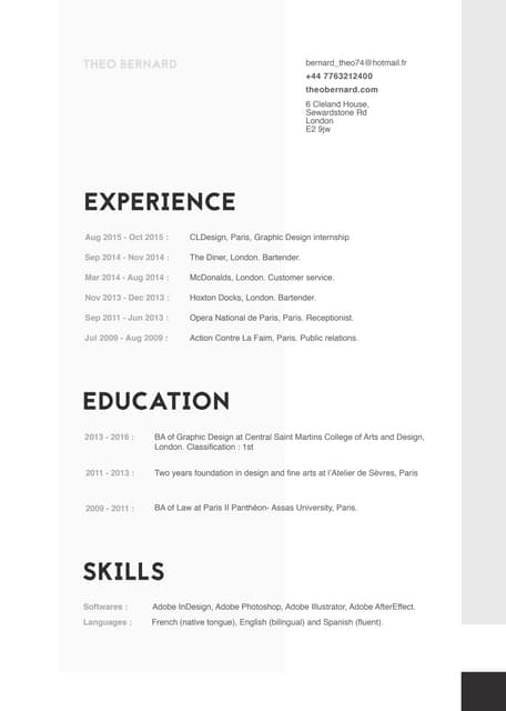 CV Delphine_eng | PDF