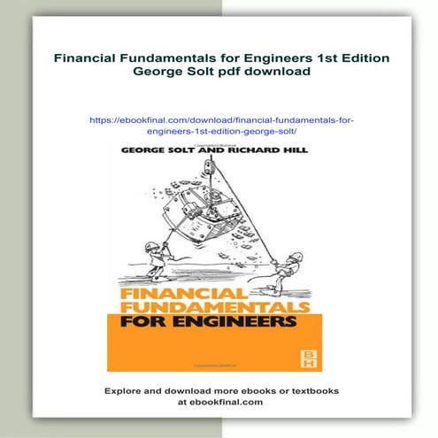 Financial Fundamentals for Engineers 1st Edition George Solt | PDF