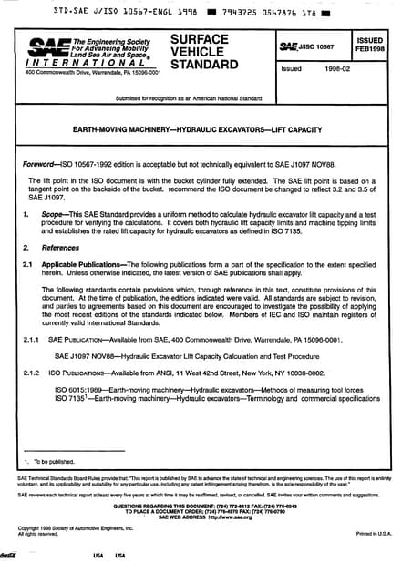Sae -j744-1996 | PDF