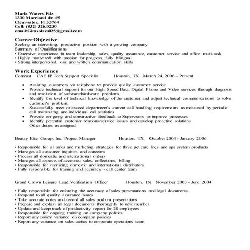 Craig Resume | DOCX