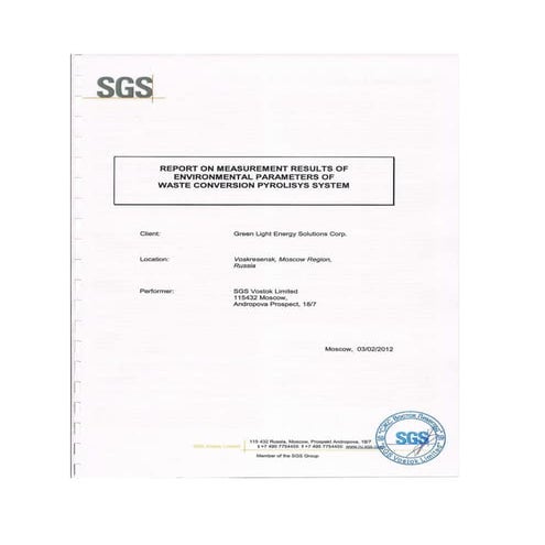 GLES SGS final report singed-2 | PDF