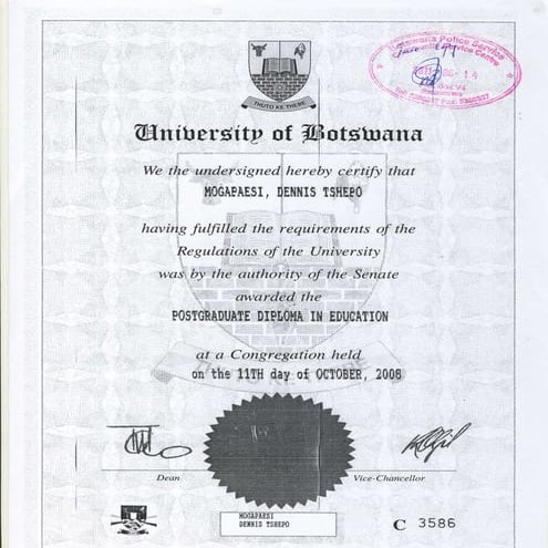 pgde certificate | PDF