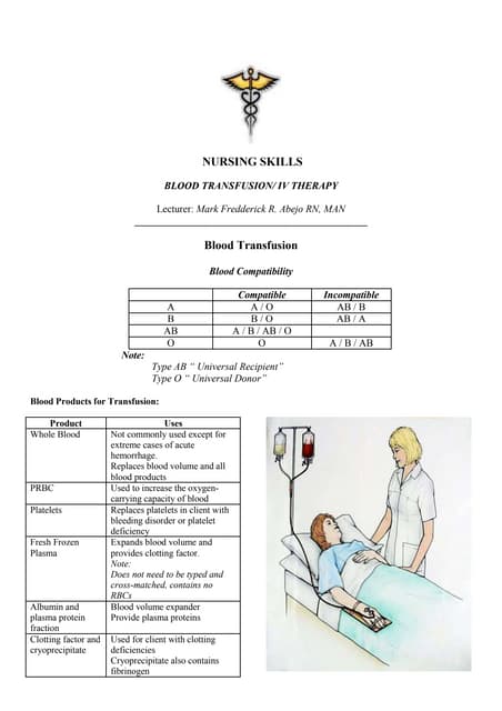 Blood Administration
